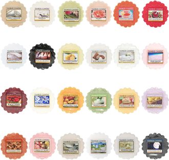 Yankee Candle Company Tart Set, verschiedene D&uuml;fte, Packung mit 24 St&uuml;ck