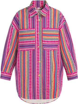Izia Hemdjacke Damen Mehrfarbig Pink