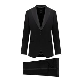 Giorgio Armani Wollanzug - - Suits - Herren - Schwarzk - M