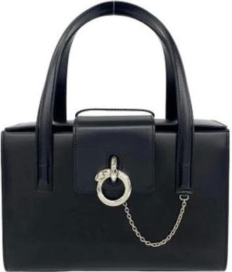 Cartier Pre-owned Cuir sacs-main - Femme - Pre-owned - Noir - Taille: ONE Size