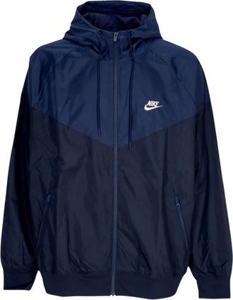 Nike Windrunner Kapuzenjacke - - Sport - Herren - Blau - XS