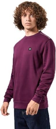 Weekend Offender Vega Sweat-shirt à col rond pour homme Rouge, baie, M