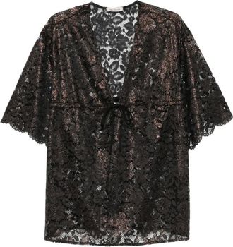 Agent Provocateur Femme, Blouses et Chemises, Multicolore, Taille: 40/42 FR Trixa kaftan