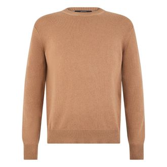 Herno Rundhals-Pullover - - Knitwear - Herren - Beige - 4XL