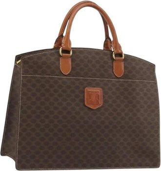 Celine Sac &agrave; main Pre-owned Macadam Canvas - Femme - Pre-owned - Brun - Taille: ONE Size