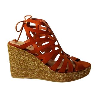 Kanna Femme, Chaussures, Rouge, Taille: 37 EU Wedge Sandal