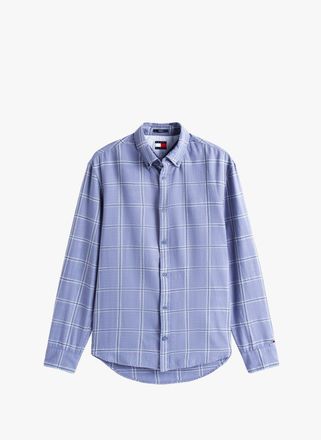 Tommy Hilfiger Chemise droite &agrave; carreaux en coton