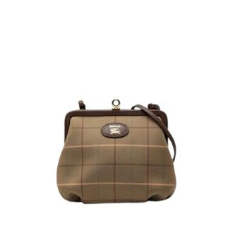 Burberry Pre-owned Sac bandouli&egrave;re en toile - Femme - Pre-owned - Brun - Taille: ONE Size