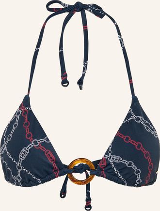 Tommy Hilfiger Triangel-Bikini-Top blau