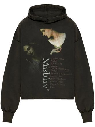 Misbhv Hoodie mit Logo-Print - Schwarz