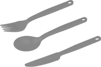 Sea To Summit Camping Zubeh&ouml;r Camp Cutlery Set - 3pc Charcoal