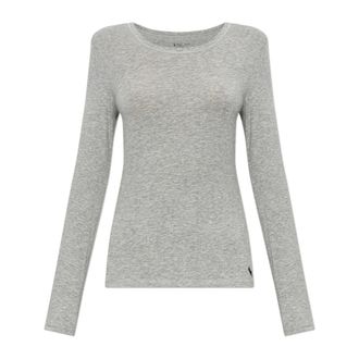 Polo Ralph Lauren D&eacute;bardeur Lingerie Logo - Femme - V&ecirc;tements de nuit et de d&eacute;tente - Gris - Taille: 40 FR