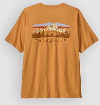Patagonia Fitz Roy Foothills T-Shirt dried mango