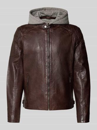 Mauritius Lederjacke aus echtem Schafsnappa Modell RYLO