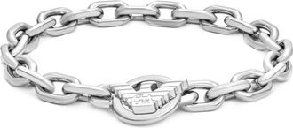 Emporio Armani Mens Stainless steel or Leather with Toggle closure bracelet