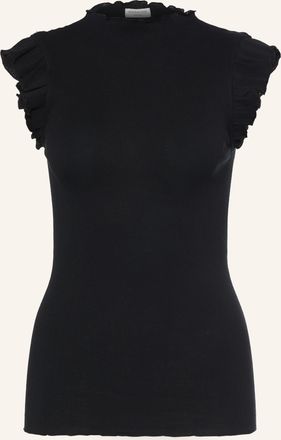 Rosemunde Top Bernadine Mit Volants schwarz