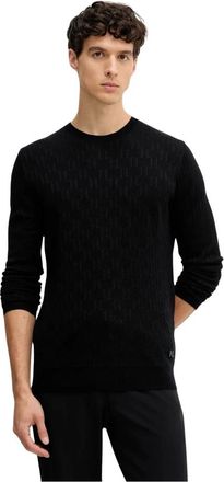 Karl Lagerfeld Herren, Strickwaren, Schwarzk, SGr&ouml;&szlig;e