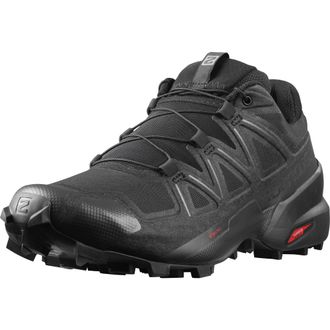 Salomon Herren Speedcross Hiking Shoe, Black Black Phantom, 40 2/3 EU