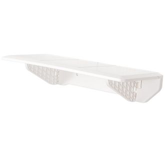 Artibetter TOYANDONA Faltbares Wandregal aus Verst&auml;rktem Kunststoff Wei&szlig; Klappbar Wandaufbewahrungsbrett f&uuml;r Bad K&uuml;che und Wohnzimmer Platzsparender Organizer f&uuml;