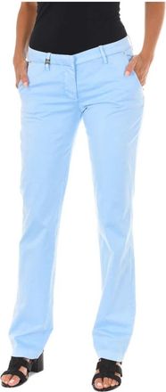 Met Straight Hosen - - Trousers - Damen - Blau - W24