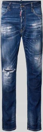 Dsquared2 Skinny Fit Jeans im Used-Look