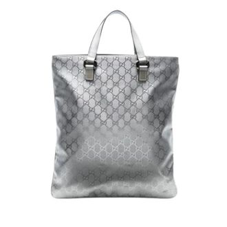 Gucci Pre-owned Canvas Tote Bag - - Pre-owned - Damen - Grau - ONE SIZE