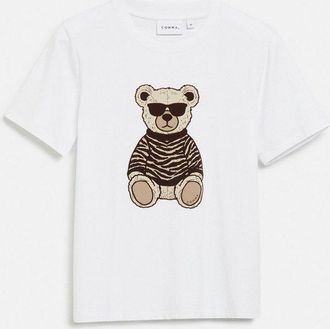 Comma Kurzarmshirt T-Shirt T-Shirt mit Artwork