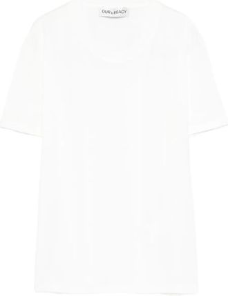 Our Legacy crew-neck T-shirt - Wei&szlig;