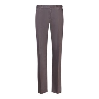 Dell'Oglio Homme, Pantalons, Brun, Taille: L Pantalon Hopsack Slim-fit