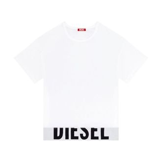 Diesel Uftee Sport Cropped T-Shirt - - Tops - Damen - Wei&szlig; - XS