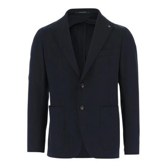 Tagliatore Jacke aus Stretch-Baumwolle Blazers - - Jackets - Herren - Blau - 2XL