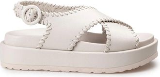 Paloma Barcel&oacute; Femme, Chaussures, Blanc, Taille: 38 EU Ursula Wedge Sandal