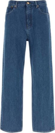 Jil Sander Homme, Jeans, Bleu, Taille: W31 Loose Fit Jeans