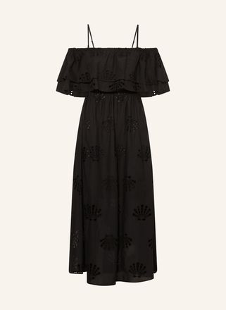 Watercult Watercult Strandkleid Dolce Lemon Aus Lochspitze schwarz