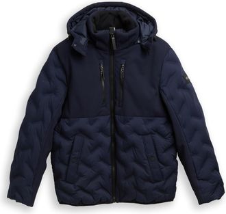 Tom Tailor Tom Tailor Herren Hybrid Puffer-Jacke mit Steppung