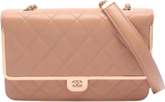 Chanel Sac &agrave; main Matelass&eacute; Pre-owned - Femme - Pre-owned - Rose - Taille: ONE Size
