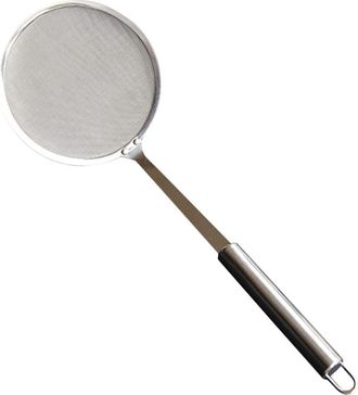 DOITOOL Edelstahl SchaumlöFfel Mit Ergonomischem Griff - Effizientes KüChensieb FüR Frittieren Kochen Und Zubereitung Von Wontons - 31.3 Cm