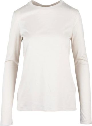 Eleventy Femme, Tops, Beige, Taille: 42 FR Long Sleeve Hauts