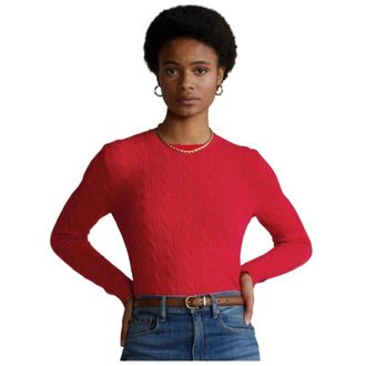 Polo Ralph Lauren Julianna Rundhals-Strick - - Knitwear - Damen - Rot - M