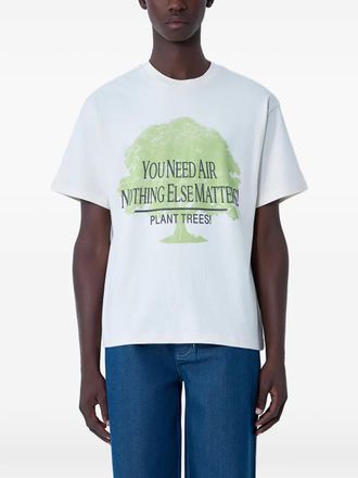 Story mfg. graphic crewneck T-shirt - Nude