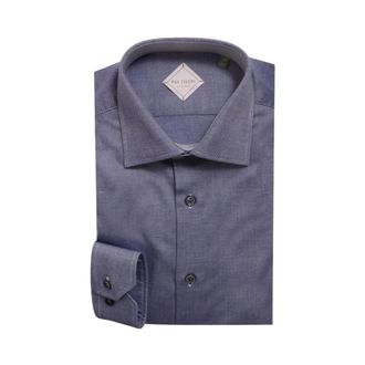 Pal Zileri Anspruchsvolles Baumwollhemd - - Shirts - Herren - Blau - L