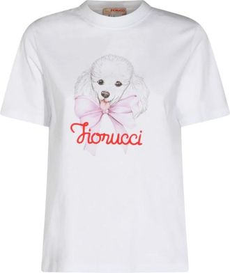 Fiorucci Femme, Tops, Blanc, Taille: 38 FR Fiorucci T-shirts et Polos
