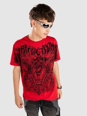 Affliction Caustic Abyss T-Shirt dirty red