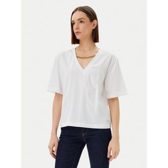 Guess T-Shirt 5GGI03 6298A Wei&szlig; Regular Fit