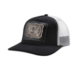 Ariat Mens Buckle Patch Cap in Black, by Ariat