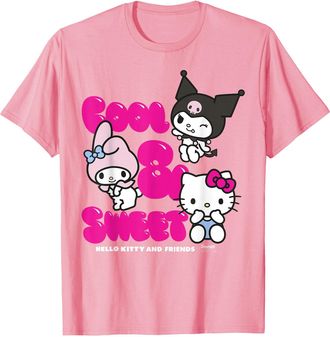 Hello Kitty Charmmy Melody Kuromi Cool Sweet Friends Classic T-Shirt