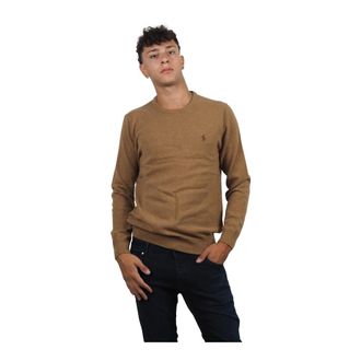 Ralph Lauren Rundhals-Pullover - - Knitwear - Herren - Braun - L