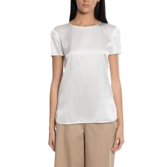 Max Mara Femme, Tops, Blanc, Taille: 38 FR T-Chemises