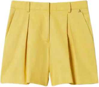 Twinset Femme, Shorts, Jaune, Taille: 38 FR Bermuda Shorts