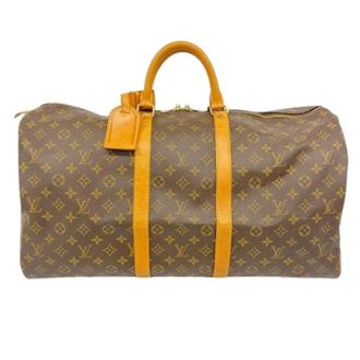Louis Vuitton unisex, Pre-owned, Brun, Taille: ONE Size Sac Boston Keepall 55 Pre-owned